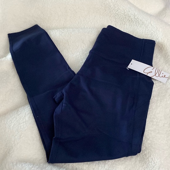 Ellie | Pants & Jumpsuits | Ellie Navy Blue Workout Leggings | Poshmark